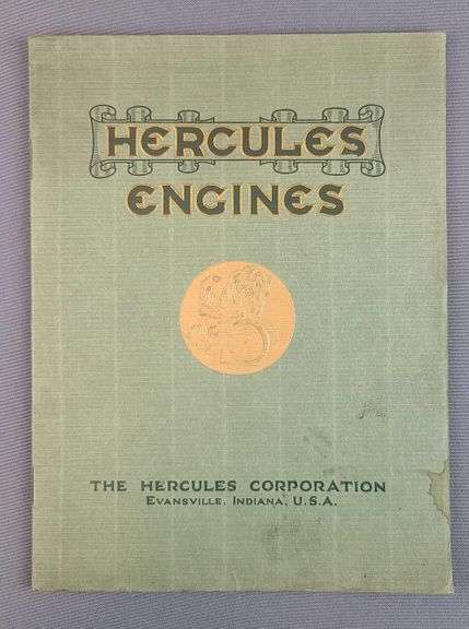 Hercules Engines catalog - Matthew Bullock Auctioneers