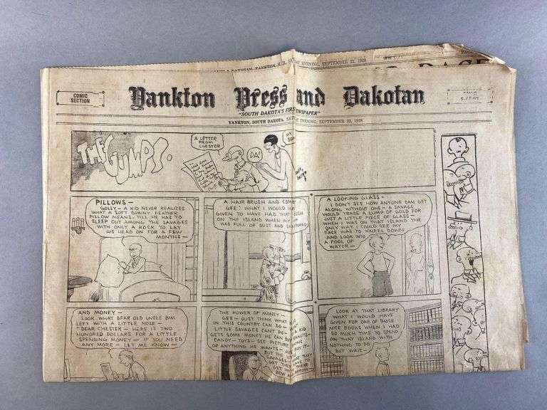 Group of 5 1920s Newspaper Comic Sections - Matthew Bullock Auctioneers