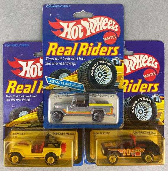 Group of 3 Hot Wheels Real Riders die-cast vehicles - Matthew Bullock ...