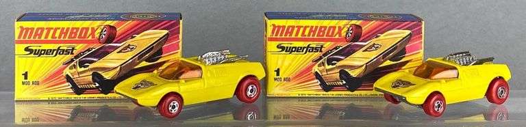 Group of 2 Matchbox Superfast No. 1 Mod Rod die-cast vehicles - Matthew ...