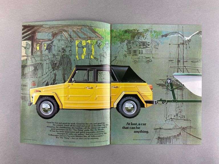1973 Volkswagen Thing Brochure - Matthew Bullock Auctioneers