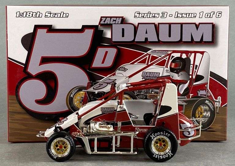 R&R Midgets Zach Daum No. 5D die-cast vehicle - Matthew Bullock Auctioneers