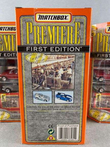 Group of 10 Matchbox Premiere First Edition sets - Matthew Bullock ...