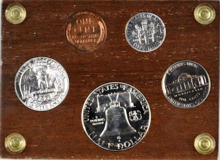 1953 U.S. 5-Coin Proof Set - Matthew Bullock Auctioneers
