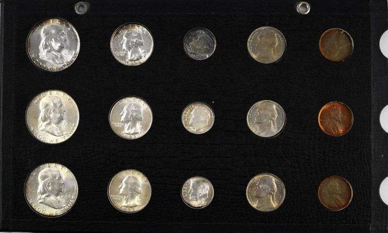 1953 U.S. 15-Coin Mint Set - Matthew Bullock Auctioneers