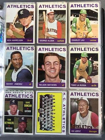 Binder of 1964 Topps Baseball Cards - Matthew Bullock Auctioneers