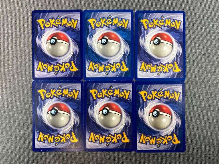 Group of 6 1999-2000 Pokemon Stage 1 Rare Cards - Matthew Bullock ...