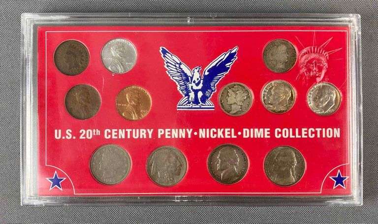 U. S. 20th Century Penny Nickel Dime Collection - Matthew Bullock ...