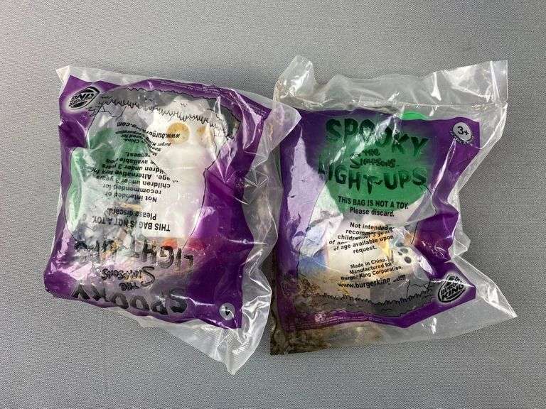 Group of 10 Burger King The Simpsons Spooky Light Ups - Matthew Bullock ...