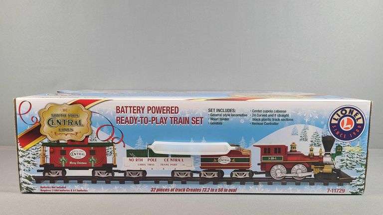 Lionel North Pole Central Lines Train Set - Matthew Bullock Auctioneers