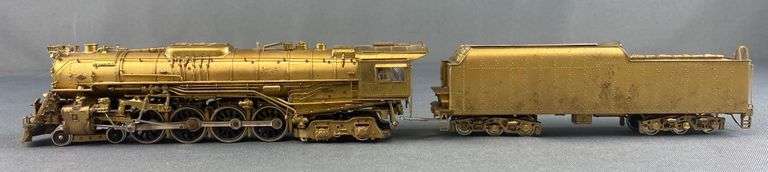 Brass HO Olympia Electric Light Locomotive and Tender - Matthew Bullock ...