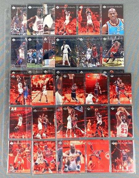 Group of 60+ 1997 Upper Deck Michael Jordan Tribute Cards - Matthew ...