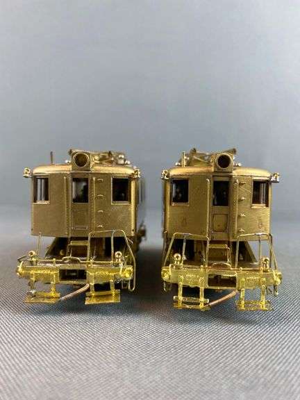 Group of 2 Brass HO Scale ALCO PRR B-1 Train Cars - Matthew Bullock ...