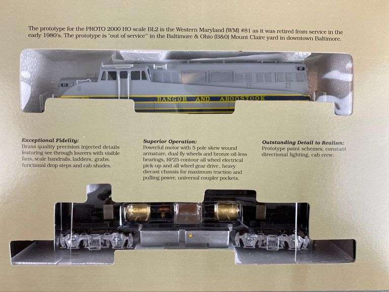 2 Proto 2000 Series HO Scale BL2 Diesel Locomotives - Matthew Bullock ...