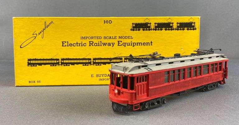 Brass HO Electric Railway Trolly Car - Matthew Bullock Auctioneers