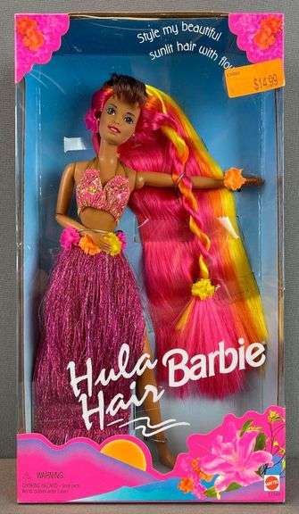 Mattel Barbie Hula Hair Fashion Doll - Matthew Bullock Auctioneers