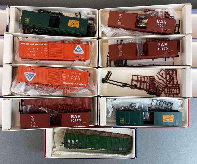 Group of 9 Blueprint Series Box Car Building Kits - Matthew Bullock ...