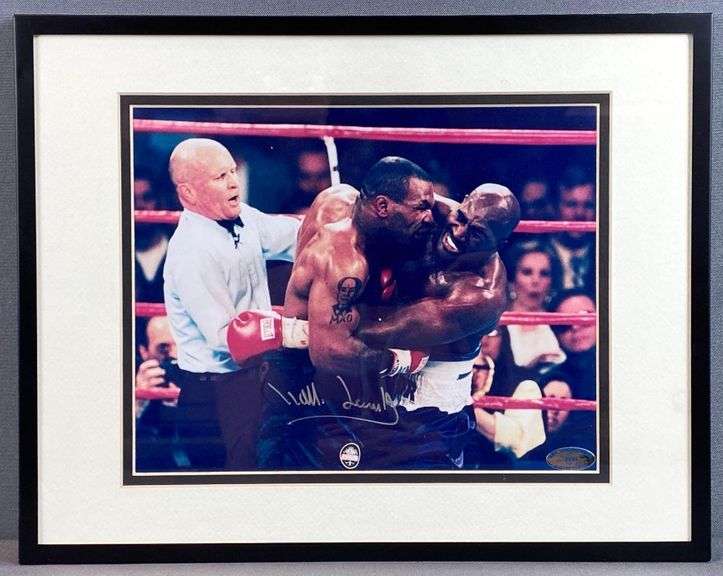 Mills Lane Boxing Referee Signed & Framed Photograph - Matthew Bullock ...