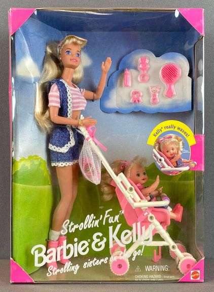 Mattel Barbie and Kelly Strollin Fun Fashion Doll Playset - Matthew ...