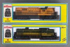 2 Atlas HO Scale Diesel Locomotives - Matthew Bullock Auctioneers