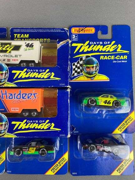 Group of 8 Matchbox Days of Thunder Die Cast Vehicles - Matthew Bullock ...