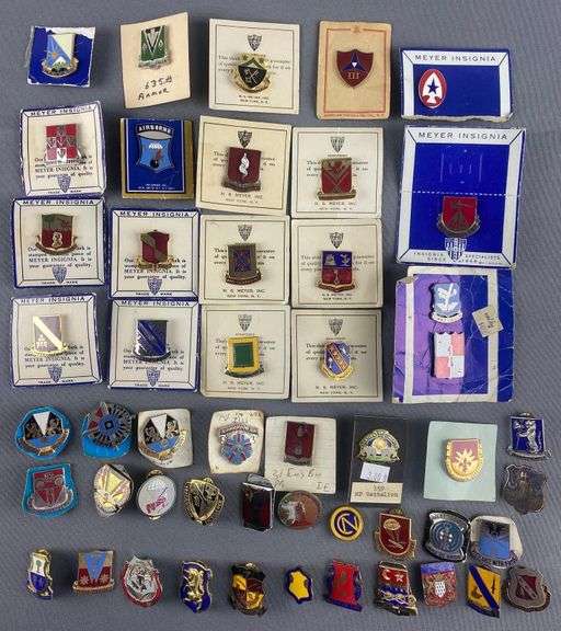 Group of 50 DI Pins - Matthew Bullock Auctioneers