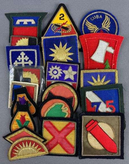 Group of 20 Collector Copy Bullion Patches - Matthew Bullock Auctioneers