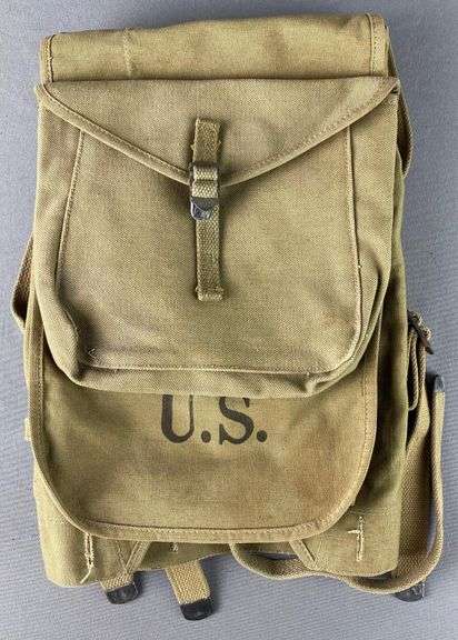 WW2 US Military Haversack - Matthew Bullock Auctioneers