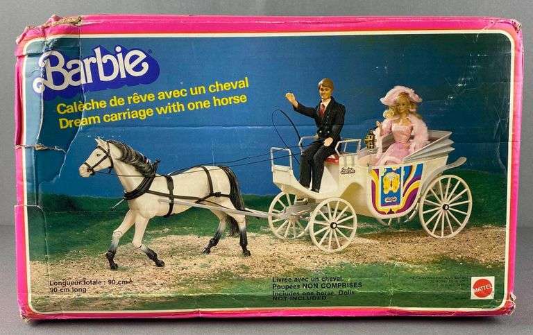 Mattel Barbie Dream Carriage with One Horse Accessory - Matthew Bullock ...