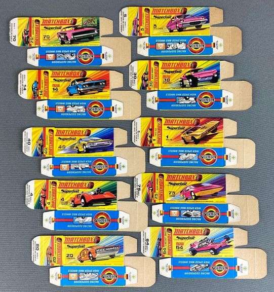 Group of 10 Matchbox Superfast Series H Type Boxes - Matthew Bullock ...