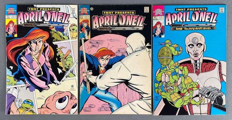 Group of 3 Archie Adventure April ONeil Comic Books - Matthew Bullock ...