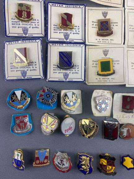 Group of 50 DI Pins - Matthew Bullock Auctioneers