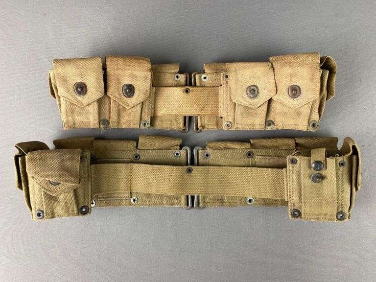 Group of 2 WW2 US Army Ammo Belts - Matthew Bullock Auctioneers