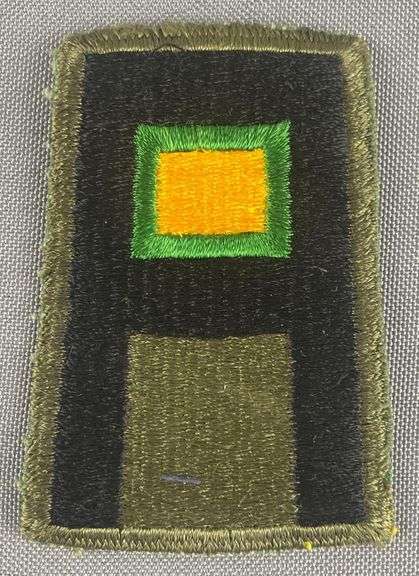 Pre WW2 US Military Armor Patch - Matthew Bullock Auctioneers