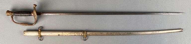 US Civil War Rapier and Sheath - Matthew Bullock Auctioneers
