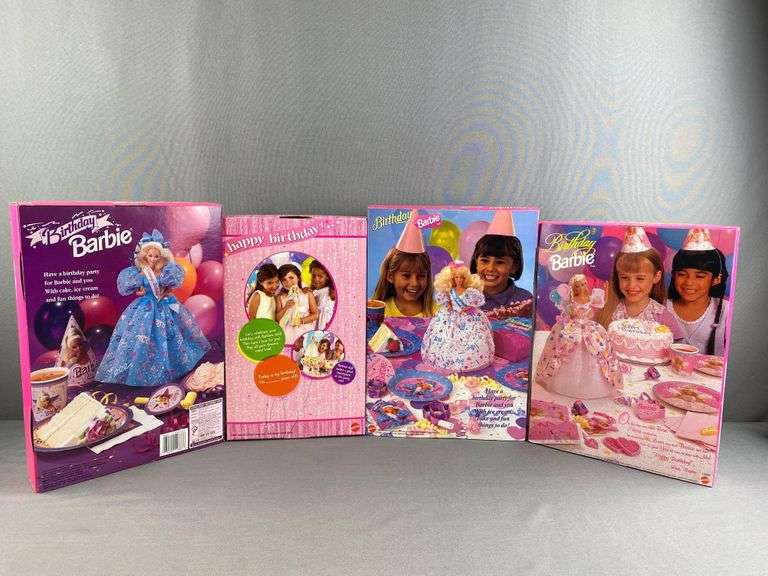 Group of 4 Barbie Fashion Dolls - Matthew Bullock Auctioneers