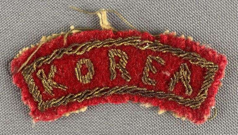 Bullion Korean Army Tab - Matthew Bullock Auctioneers