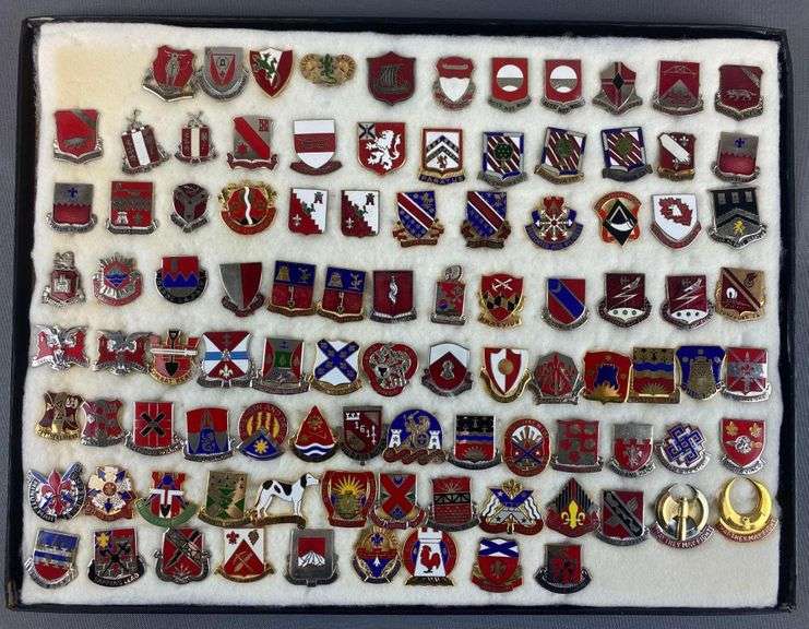 Group of 80+ Engineer DI Pins - Matthew Bullock Auctioneers