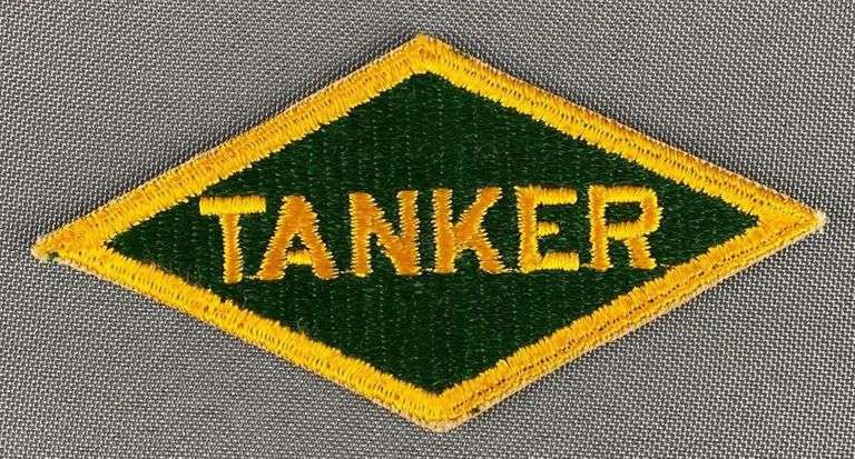WW2 US Army Tanker Diamond Patch - Matthew Bullock Auctioneers