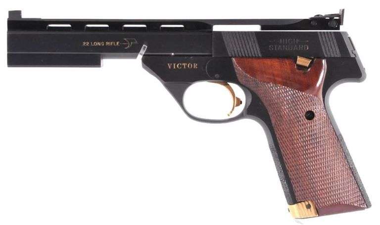 High Standard Victor .22LR Cal. Semi Auto Pistol - Matthew Bullock ...