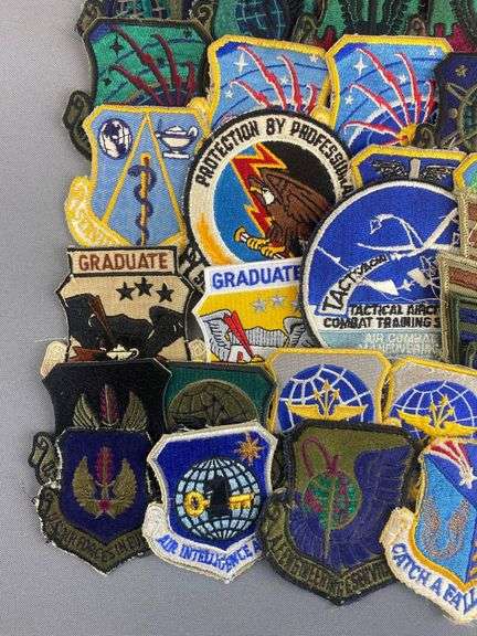 Group of 40 US Air-force Patches - Matthew Bullock Auctioneers