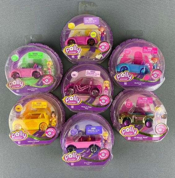 Group of 7 Polly Pocket Polly Wheels - Matthew Bullock Auctioneers