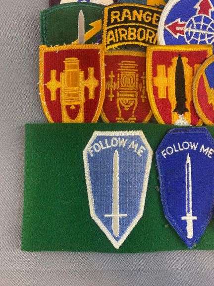 Group of 45+ US Military Patches - Matthew Bullock Auctioneers