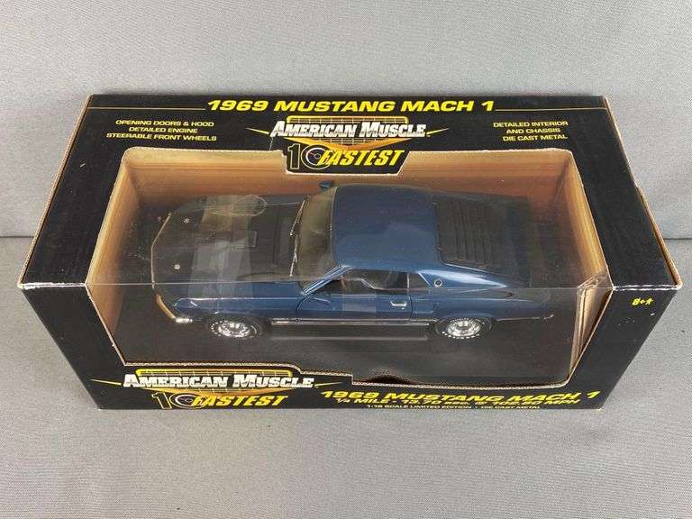 ERTL 1969 Mustang Mach 1 Die-Cast Vehicle - Matthew Bullock Auctioneers