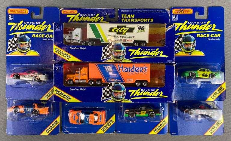 Group of 8 Matchbox Days of Thunder Die Cast Vehicles - Matthew Bullock ...