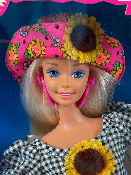 Group Of 2 Barbie Sunflower Fashion Dolls Matthew Bullock Auctioneers