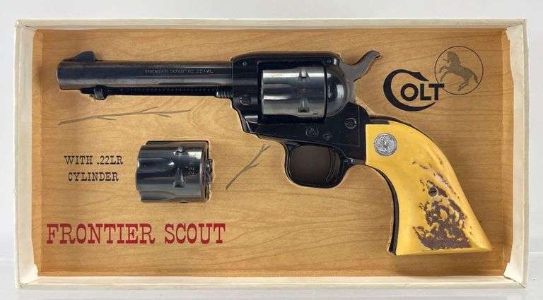 Colt Frontier Scout .22LR and .22 Mag Revolver with Dual Cylinders ...