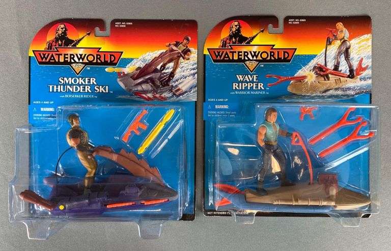 Group of 2 Kenner Waterworld Action Vehicles - Matthew Bullock Auctioneers