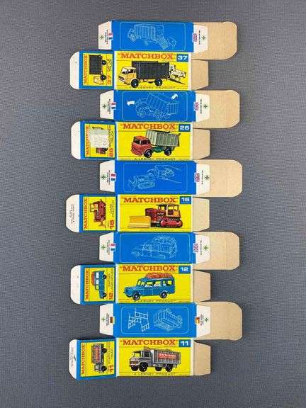 Group of 5 Matchbox F-Type Boxes - Matthew Bullock Auctioneers