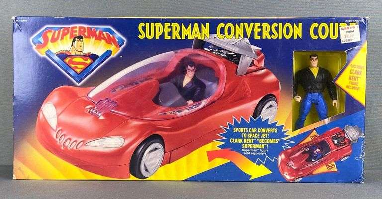 Kenner Superman Conversion Coupe Vehicle - Matthew Bullock Auctioneers